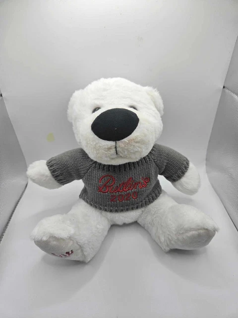 BUTLINS HOLIDAY BINKIE Bear Plush Teddy 2020 White Grey 9" £9.99 ...
