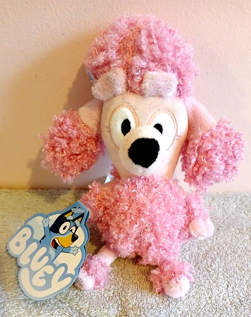 BLUEY COCO PINK Poodle Soft Toy Plush New Tagged Cbeebies Christmas ...