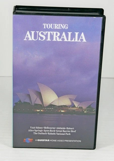 TOURING AUSTRALIA VHS Video Tape Questar Sidney Melbourne Adelaide ...