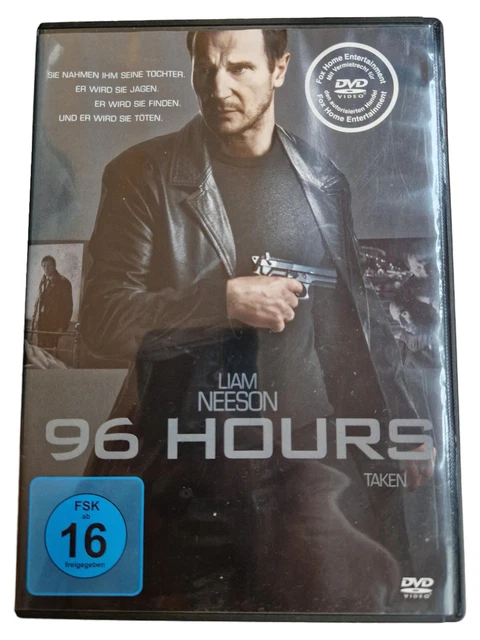 96 HOURS TAKEN DVD Liam Neeson Actionfilm Verbrecherjagd FSK 16 EUR 4 ...