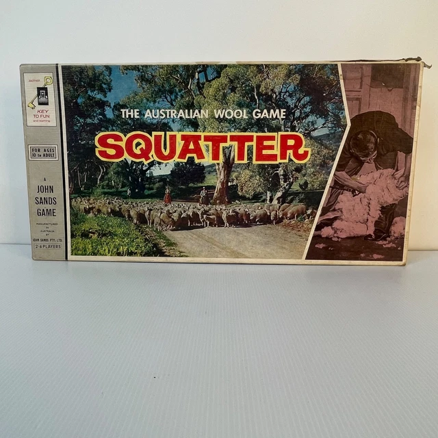 VINTAGE SQUATTER THE Australian Wool Game - John Sands $45.00 - PicClick AU