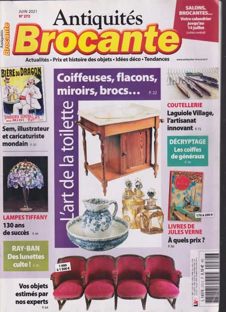 ANTIQUITES-BROCANTE N°272 L'ART De La Toilette / Sem / Lampes Tiffany ...