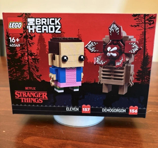 LEGO BRICKHEADZ (40549) - Stranger Things Demogorgon & Eleven Set - NEW ...
