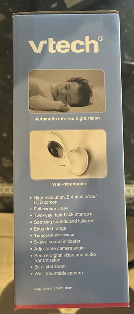 VTECH 2.4& LCD Video/Audio Mountable Safety Night Vision Monitor For ...