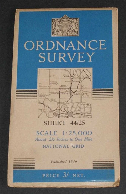 MAP: MAP SHEET 44/25 - Hampsthwaite and Scargill Reservoir, Scale 1: ...