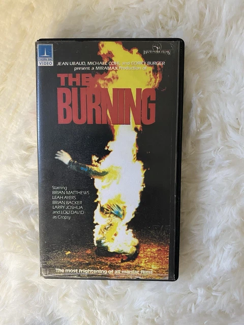 THE BURNING EX Rental VHS Pre Cert ( Please Read Description) £62.00 ...