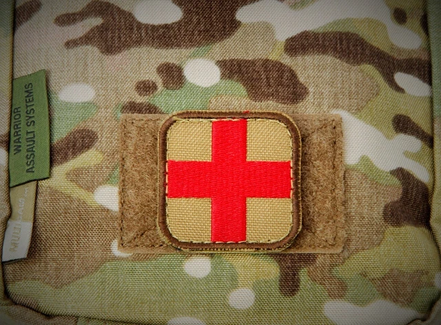 MEDIC PATCH FIRST Aid 1St Aid Medical Trauma Velcro® Id Patch Multicam ...
