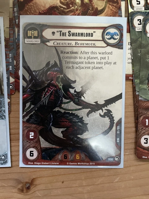 FANTASY FLIGHT, WARHAMMER 40K Conquest Tyranid The Swarmlord Warlord ...