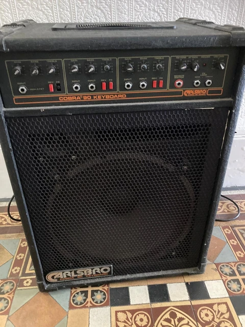 CARLSBRO AMPLIFIER COBRA 90 keyboard £20.00 - PicClick UK