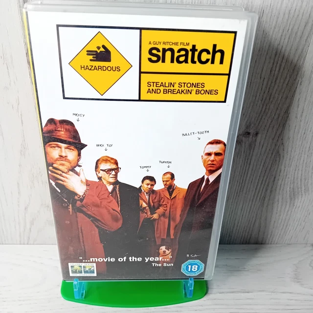 SNATCH VHS TAPE - Rare Retro Movie £13.38 - PicClick UK