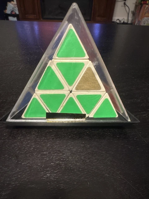 VINTAGE 1981 TOMY Pyraminx Pyramid Triangle Puzzle Rubik's Cube $9.10 ...