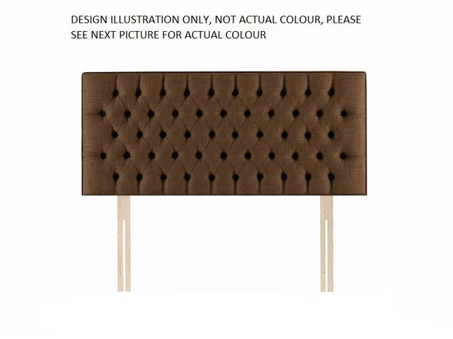 HYPNOS ELEANOR STRUTTED HEADBOARD 180cm SUPER KING in DAYTONA GREY RRP ...