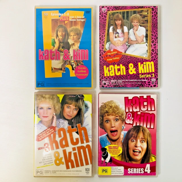 KATH AND KIM DVD Bundle TV Series 1 2 3 & 4 s1-4 Australia Comedy Region 4 ABC £25.88 - PicClick UK