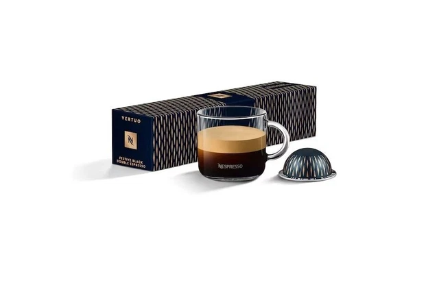 VERTUO NESPRESSO X Fusalp Festive Black Double espresso Boisées 60 ...