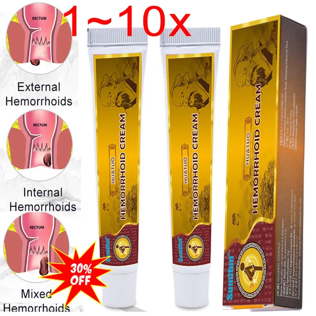 HAEMORRHOIDS TREATMENT CREAM Hemorrhoid Piles Anal Fissure Prolapse ...