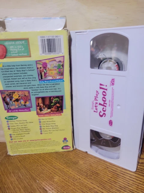 BARNEY LET’S PLAY School! VHS Video Tape Classic Collection VTG Sing ...