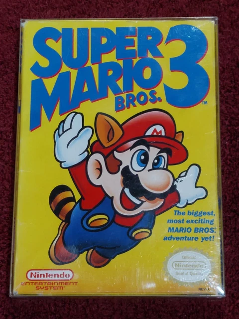 SUPER MARIO BROS 3 - Nintendo NES - Second Print - Right Side Printed ...