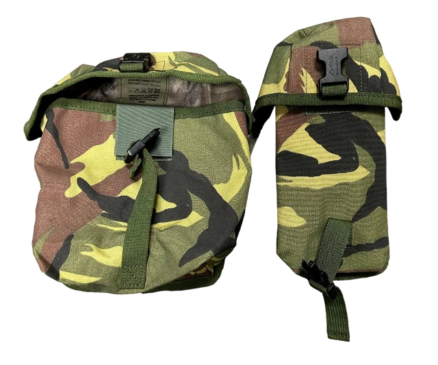 GENUINE DUTCH ARMY Surplus Woodland DPM Molle Military Webbing Pouch ...