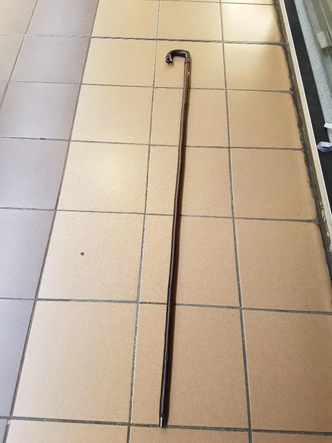WALKING STICK CROOK Thistle Shepherd Crook Staff Brown 53" £59.99 ...