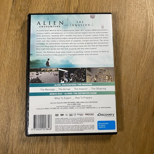 ALIEN ENCOUNTERS THE Invasion DVD The Discovery Channel VGC R4 PAL Free ...