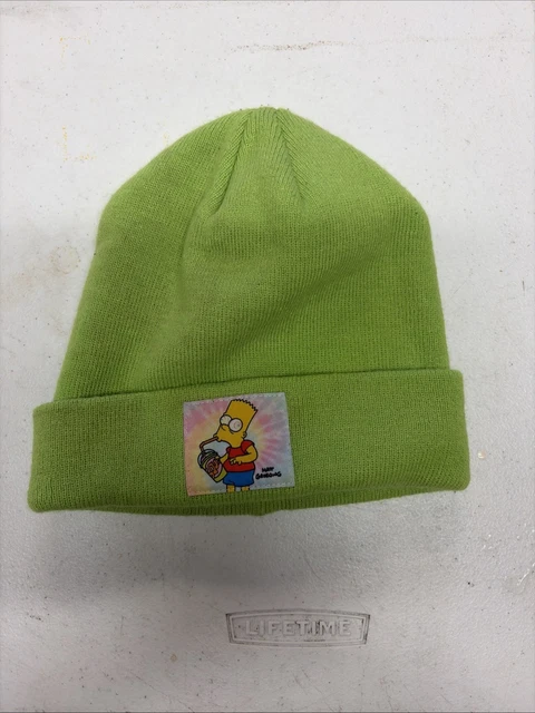 THE SIMPSONS BART Simpson Neon Green Beanie Hat OSFA £18.17 - PicClick UK