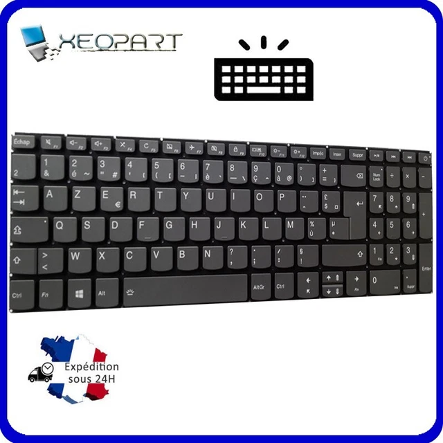 CLAVIER FRANÇAIS ORIGINAL Lenovo Ideapad S145-15API S145-15AST Rétro ...