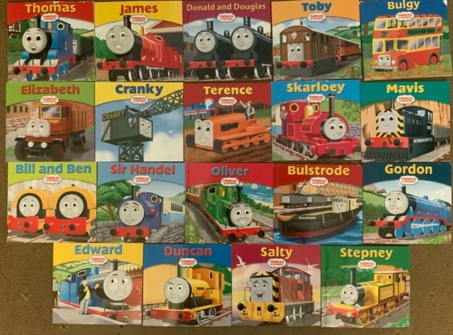 19 X THOMAS THE TANK ENGINE books 1 - 10 and 12 - 20 STORY LIBRARY £12. ...