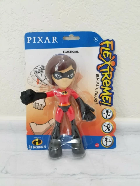 DISNEY PIXAR INCREDIBLES ELASTIGIRL Bendable FIGURES Flextreme New £15. ...