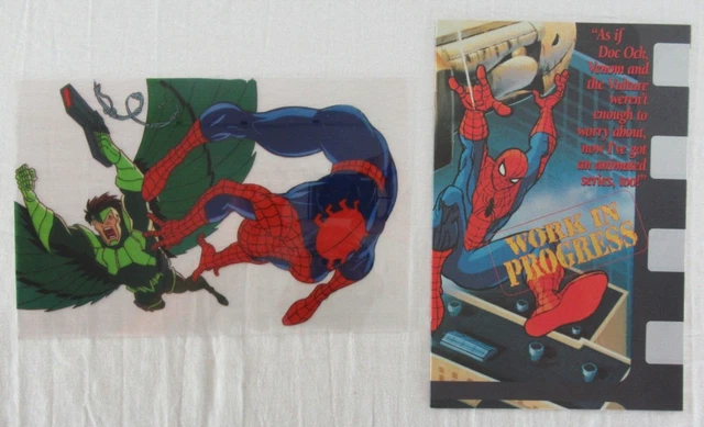 SPIDER-MAN ANIMATED SERIES Animation Cel (Vulture) Marvel Comics 1994 ...