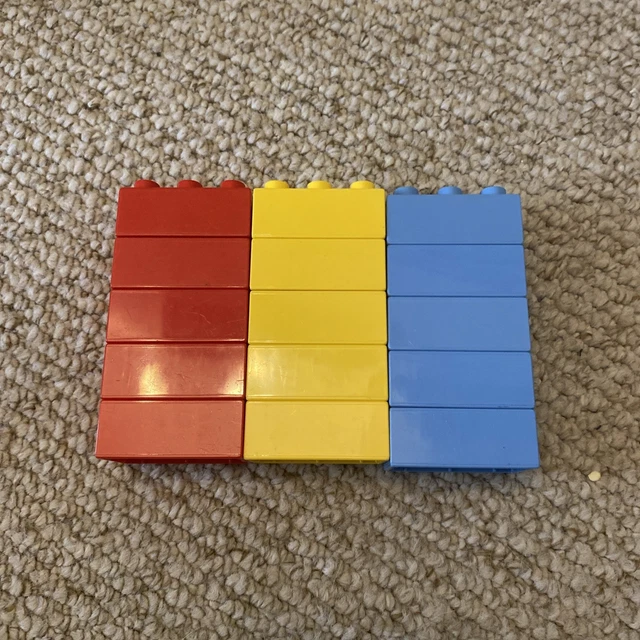 LEGO DUPLO 2X3 Blocks 15 Pieces - Spares Replacement Parts - £5.45 ...