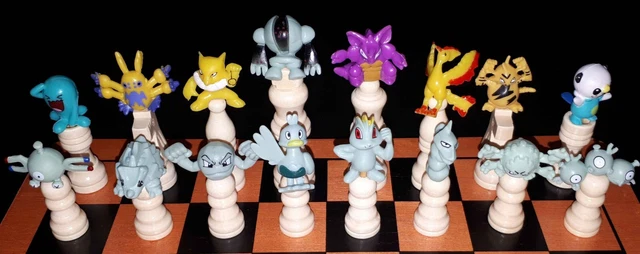 POKEMON CHESS SET - Pikachu vs Registeel includes Board, Instructions ...