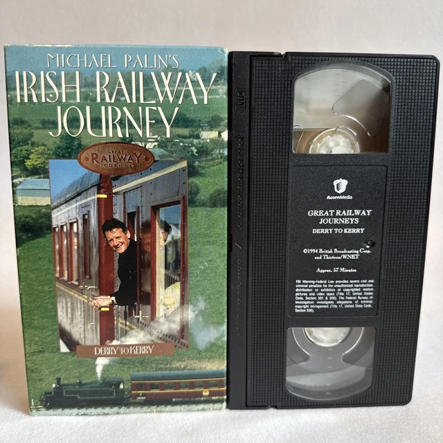 MICHAEL PALIN’S IRISH Railway Journey (1995) VHS Derry to Kerry Train ...