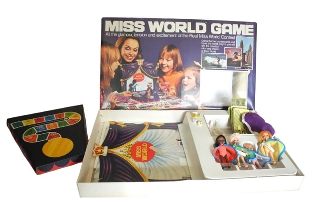 1972 BRITISH UK - Miss World Board Game - Vintage Denys Fisher - World ...