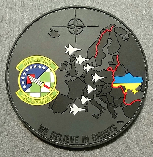 USAF 495TH FS "Valkyries" F-35 Lightning II "We Believe In Ghosts" PVC ...