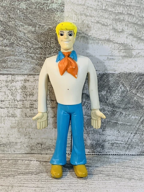 FIGURINE ARTICULÉE VINTAGE Hanna Barbera Scooby-Doo Fred Jones pliable 5,25 pouces 1999 EUR 8,74 ...