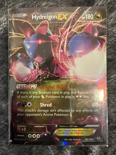 POKÉMON TCG – Hydreigon– Card #62/108 – Condition (NM)– English $3.22 ...