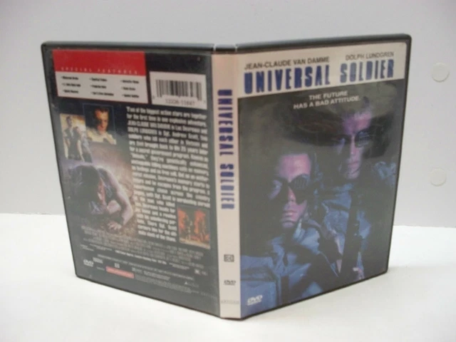 UNIVERSAL SOLDIER DVD Jean Claude Van Damme Dolph Lundgren £12.24 ...