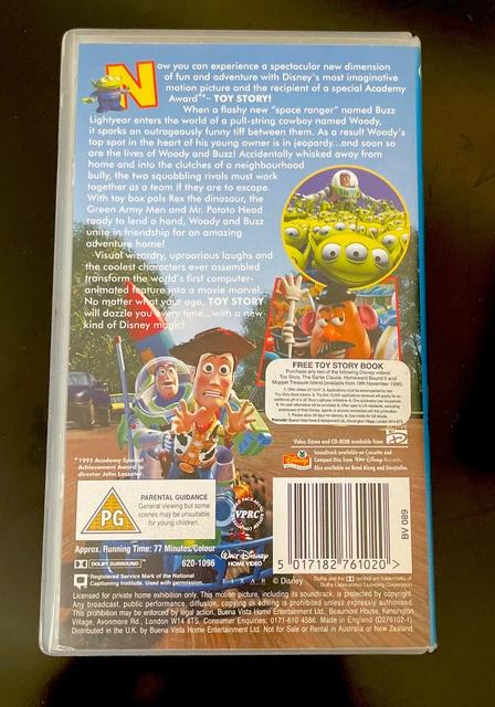 ORIGINAL TOY STORY (VHS) Retro Vintage Nostalgia With Advertising ...