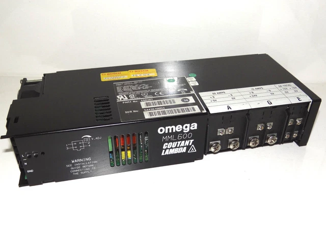 OMEGA POWER SUPPLY MML600 Coutant Lambda 5A24G15/15E 600W Art.Nr: E60387 Top EUR 490,00 ...