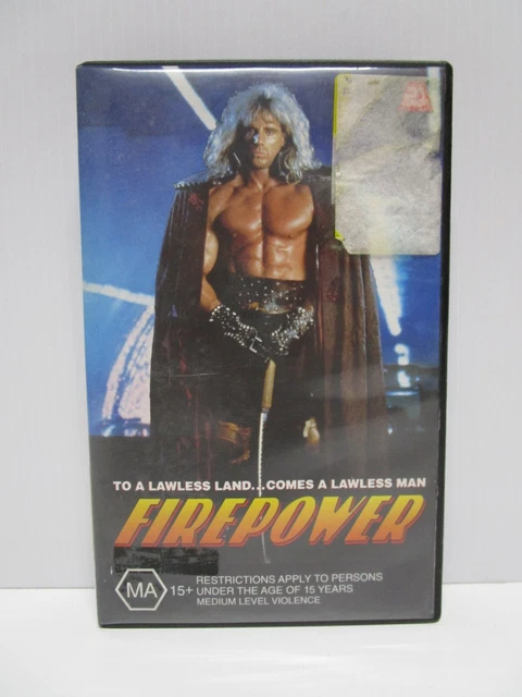 FIREPOWER, CHAD MCQUEEN, VHS Tape, Vintage Cassette Tape Video, Movie ...