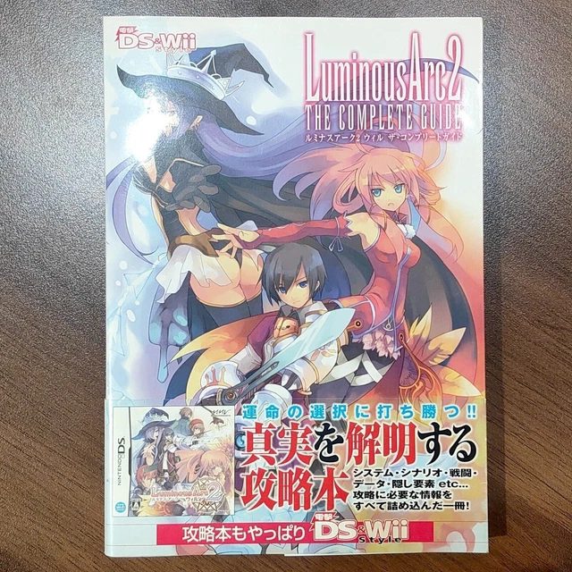 LUMINOUS ARC 2 sera le guide complet du RPG de simulation Nintendo DS 2008 EUR 23,14 - PicClick FR