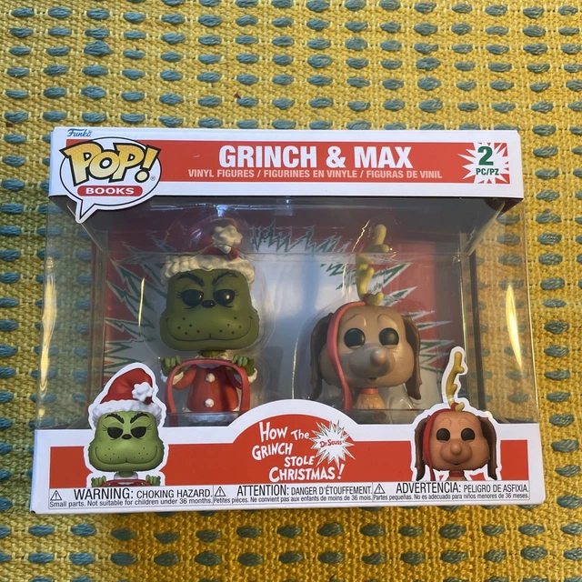 FUNKO POP! BOOKS The Grinch With Max 2PK - How the Grinch Stole ...
