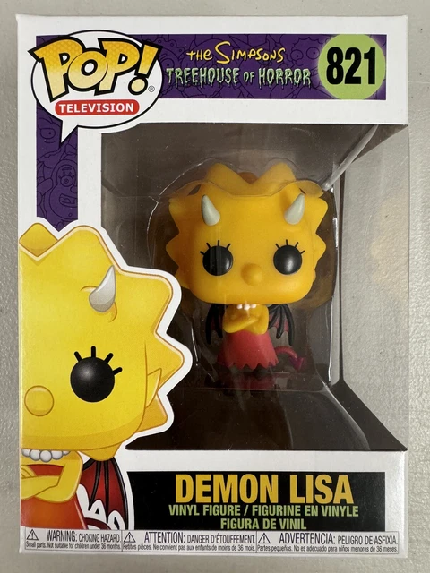 DEMON LISA 821 ~ The Simpsons: Treehouse of Horror ~ Funko Pop Vinyl ...