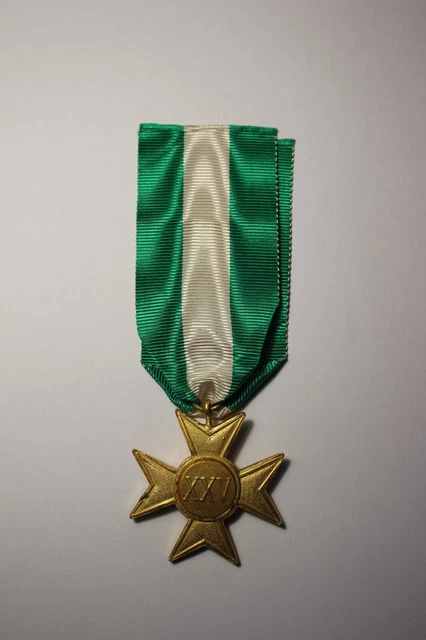 CROSS MEDAL FOR Xxv Years Of Anzianità In The Original Army With Ribbon ...