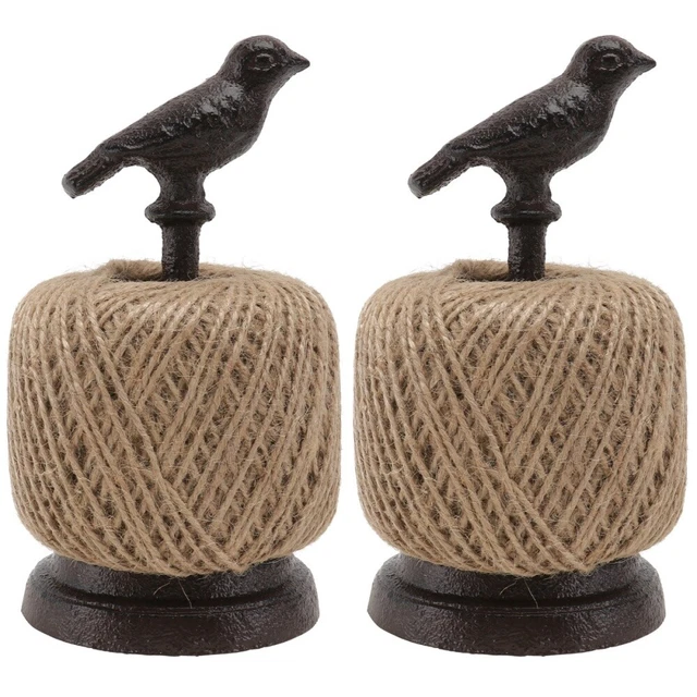 IRON BIRD SCULPTURE Yard Art Figurines Iron Rope Rack Metal Bird Yard ...