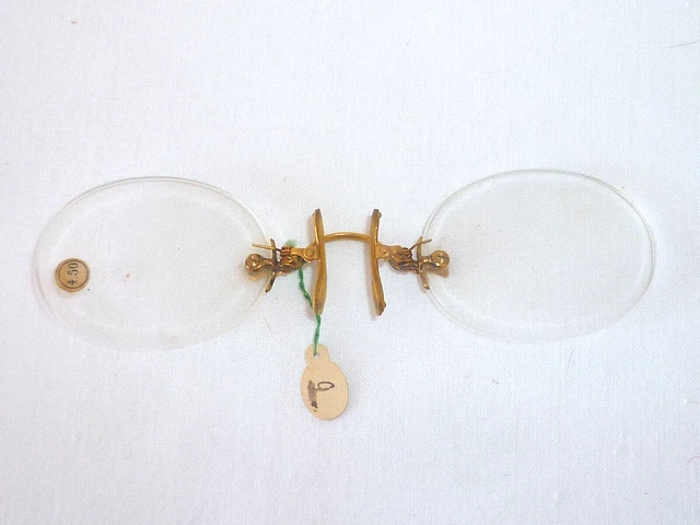 PAIRE DE LORGNONS PINCE NEZ FIN XIXème (9) EUR 35,00 - PicClick FR
