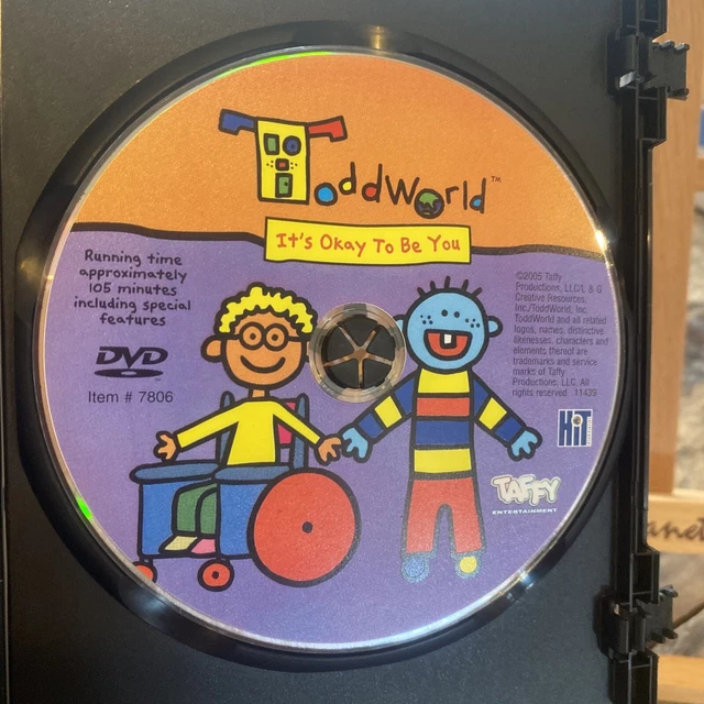 TODDWORLD IT'S OK to be YOU DVD Super RARE BX8 $137.71 - PicClick CA