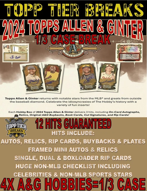 CALEB WILLIAMS, JAYDEN Daniels, Drake Maye 2024 Allen Ginter 1/3 Case Break 3342 $43.34 ...