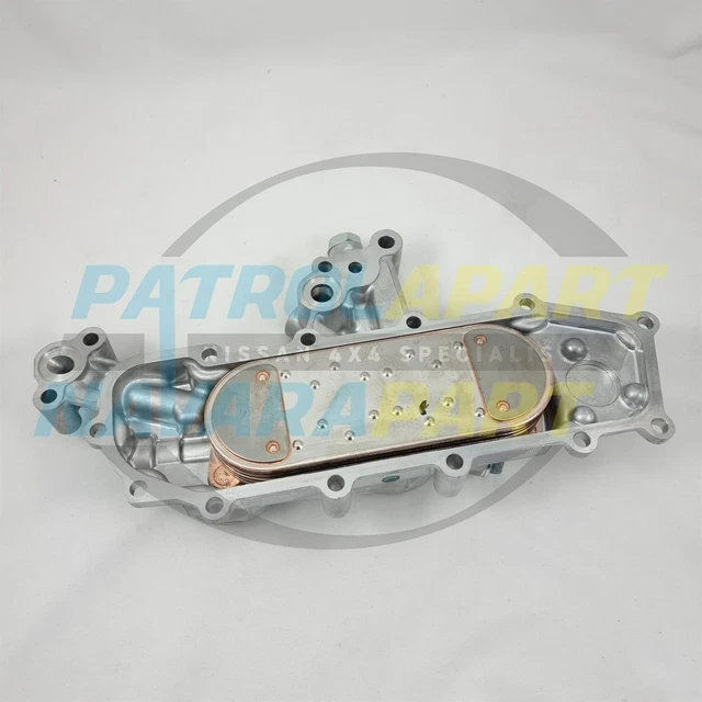 GENUINE NISSAN PATROL GQ GU TD42 TD42T Oil Cooler Filter Housing ...