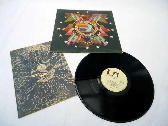 HAWKWIND X IN Search Of Space Lp 1971 Uk 1St Log Book Gimmix Die Cut A1 ...